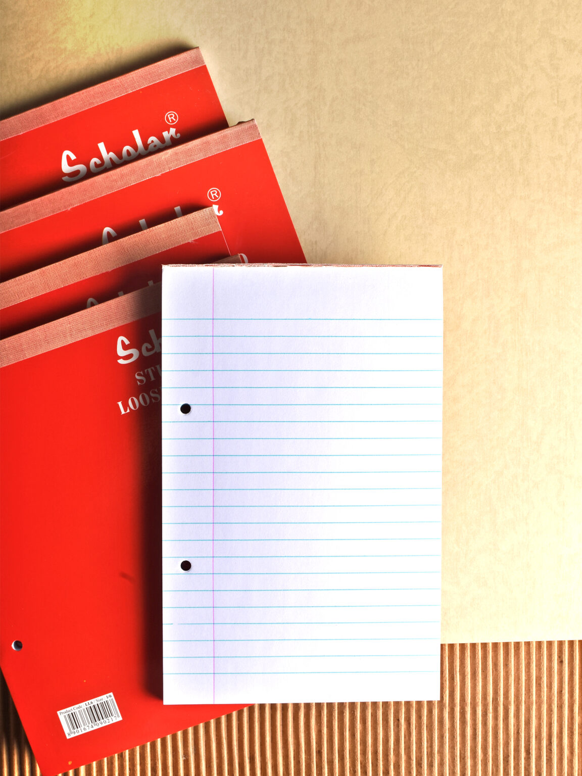 Student Loose Leaf Pad (LL) - Scholar Stationery