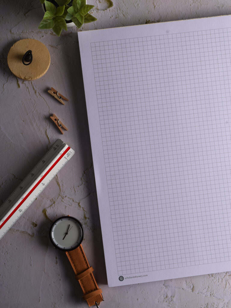 120 Gsm Premium Square - Grid Book (40 Sheets) (SQR) - Scholar Stationery