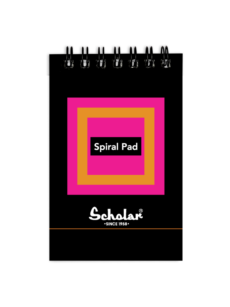 No.3 Black Spiral Notepad (Pack of 10) (SP3B) - Scholar Stationery