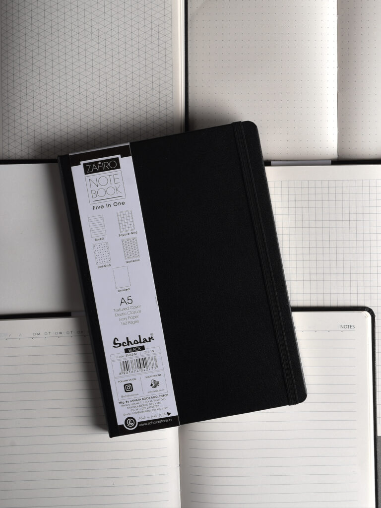 Scholar Notebook - Zafiro (Multi-Grids Layout) (160 Pages) (SNB ...