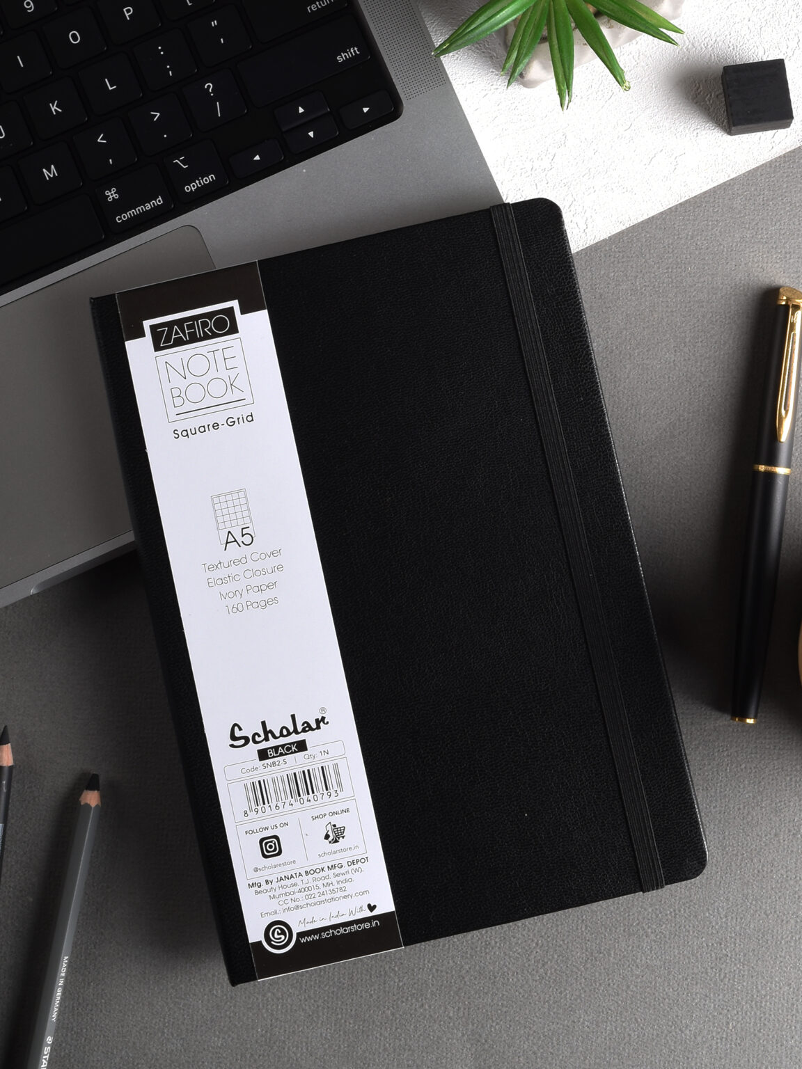 Scholar Notebook - Zafiro (Multi-Grids Layout) (160 Pages) (SNB ...