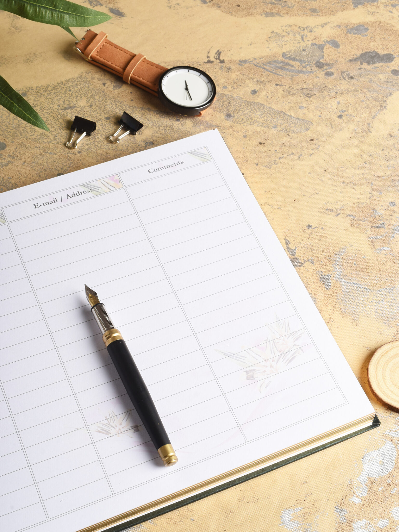 Premium Visitors Book – 192 Pages